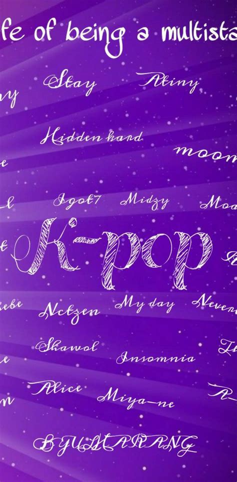 Purple Kpop Wallpapers Wallpaper Cave
