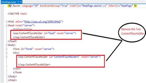 Creating Master Page In ASP NET