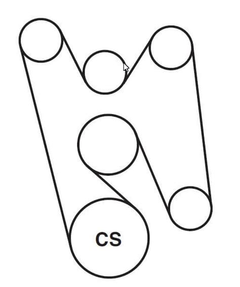Chevy Captiva Serpentine Belt Diagram