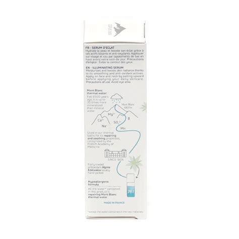 Saint Gervais Mont Blanc Sérum d éclat Soin anti âge