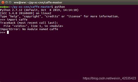 caffe报错（2）importerror no module named caffe csdn博客