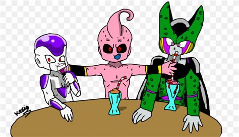 Cell Frieza Majin Buu Gohan Goku PNG 948x549px Cell Art Cartoon