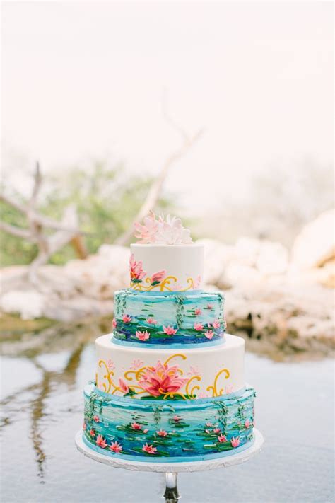 WATERCOLOR WEDDING CAKE Wedding Langhe E Roero