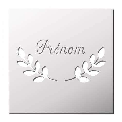 Fabricant de Pochoir sur mesure Pochoir Prénom
