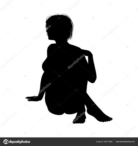Desnudo Sexy Ni As Silueta Vector Gr Fico Vectorial Angelp Imagen