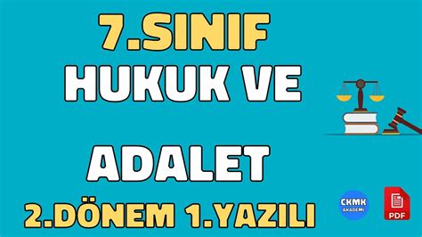 S N F Hukuk Ve Adalet D Nem Yaz L Sorular Ve Cevaplar