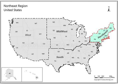 51 Images For Map Of Usa Northeast Region Kodeposid