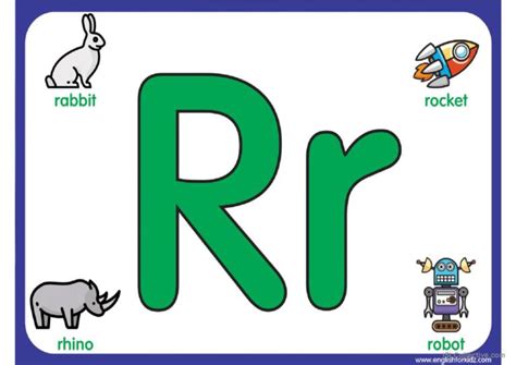Letter Rr General Readin English Esl Powerpoints