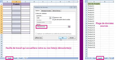 Cr Er Une Liste D Roulante Excel Officepourtous
