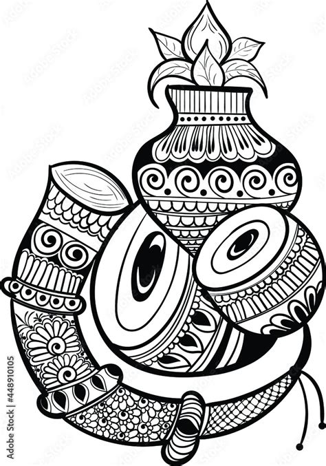 Indian Traditional Wedding Clipart