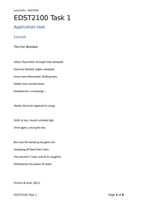 Edst Template For Task Edst Task Application Task