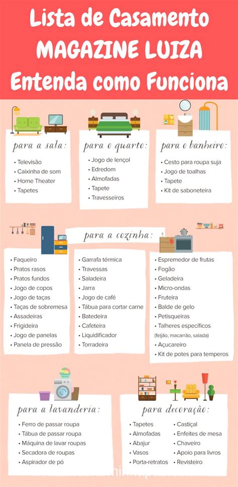 Lista De Casamento Do Magazine Luiza Como Funciona Guia De