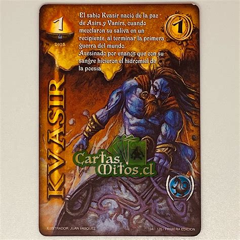 104 126 Kvasir Mitos Y Leyendas Ragnarok Cartas Mitos