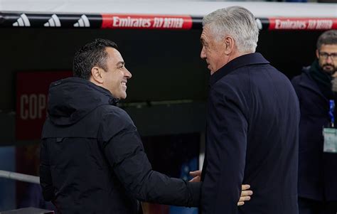 FC Barcelone Real Madrid Xavi Jubile Carlo Ancelotti Promet D