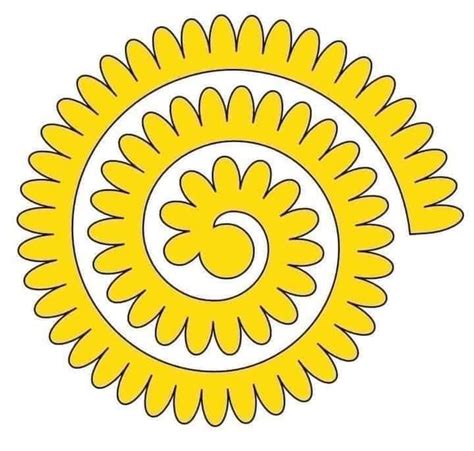 Pin De Linda Perez Em Cricut Cut Files Flores Em Espiral Flores De