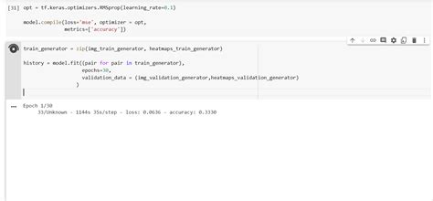 python training keras model getting stuck with two imagedatagenerators stack overflow
