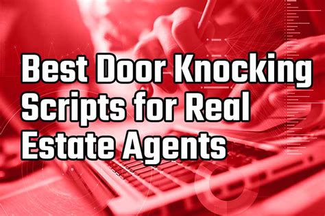 Real Estate Door Knocking Scripts From The Pros In 2023 Hooquest