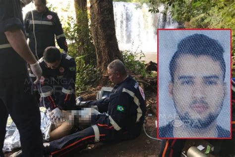 Jovem morre afogado em cachoeira na região de Maringá Maringá Na Hora