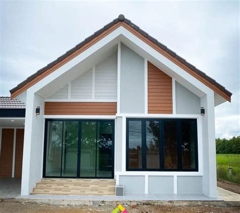 11 Ide Fasad Rumah Scandinavian 1 Lantai