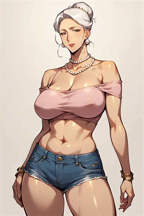 Mischievous Smiling While Blushing Bust Shot Both Inside A Glory