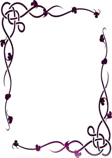 Vine Frame Border Design Black And White Infoupdate Org