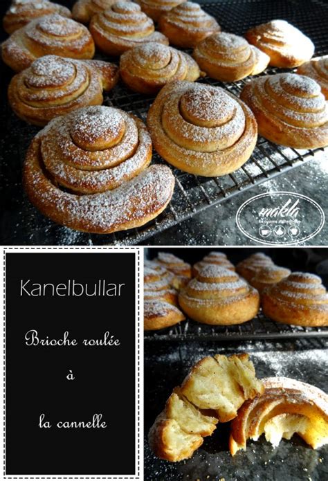 Kanelbullar Petite brioche suédoise roulée à la cannelle Makla La