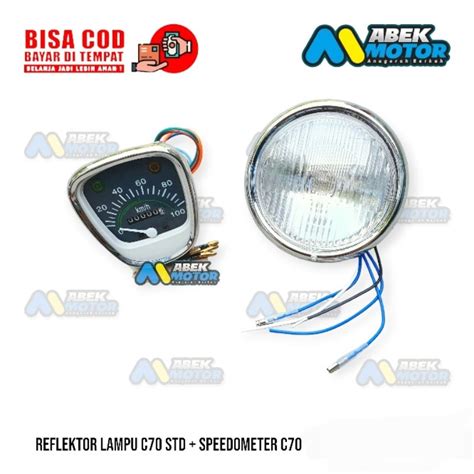 Jual REFLEKTOR LAMPU C70 SET SPEEDOMETER C70 STANDART Shopee Indonesia