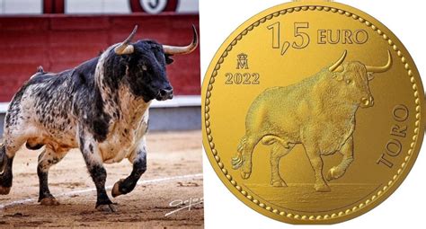 El toro protagonista de la nueva moneda de oro de la Fábrica Nacional