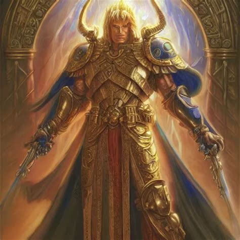 The God Emperor Of Mankind As A Fantasy D D Character Stable Diffusion