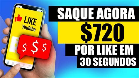 Ganhe R 720 A CADA 30 SEGUNDOS CURTINDO VÍDEOS DO YOUTUBE PROVA
