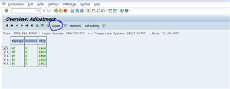 sap abap central how to copy table entries from one system to another using adjustment process