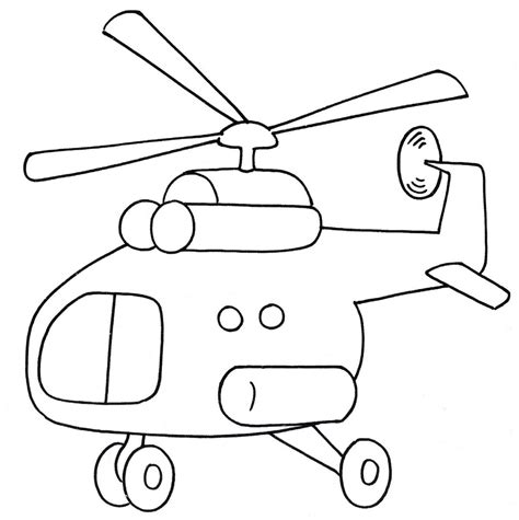 Dibujos de Helicópteros para colorear Wonder day