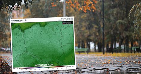 Pogoda na czwartek 29 września Zimno i mokro Będą też mgły i