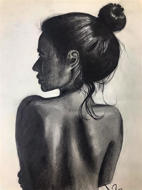 Charcoal And Graphite On X Paper Realistic Pencil Drawing