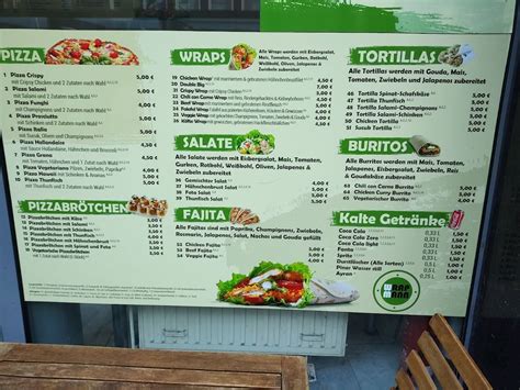 Speisekarte Von Wrapman Fast Food Aachen
