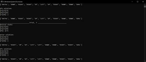 github ekareem 8puzzle 8puzzle solver using bfs and a