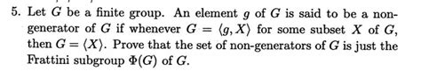solved 5 let g be a finite group an element g of g is said