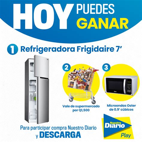 Nuestro Diario On Twitter Quieres Ganarte Una Refrigeradora Compra