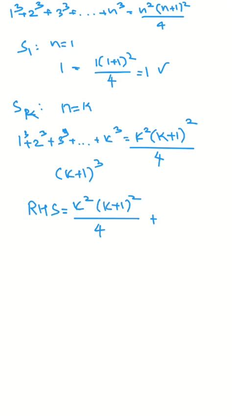solved use mathematical induction to prove each statement assume that n is a positive integer