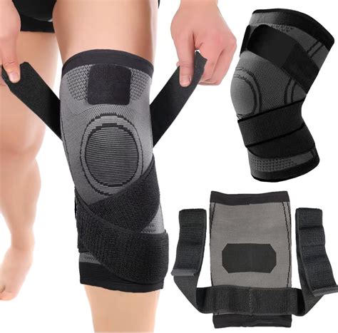 STABILIZATOR OPASKA NA KOLANO ORTEZA ELASTYCZNA WSPARCIE RZEPKI ROZ M