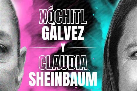 Infografía Claudia Sheinbaum vs Xóchitl Gálvez Político MX