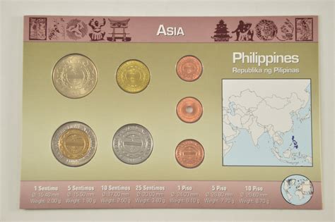 AWESOME Philippines Coin Collection Set Full Color Awesome Way