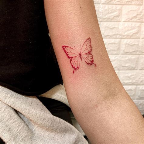46 Red Butterfly Tattoo Designs With Meanings That Will Amaze You