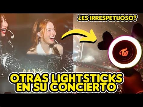 LA LINDA REACCIÓN DE AESPA AL VER LIGHTSTICKS DE TWICE BTS NEWJEANS Y