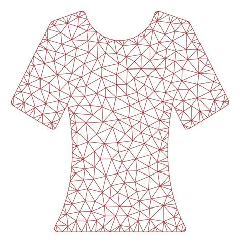 Viste El Vector Poligonal Mesh Illustration Del Marco Ilustración del
