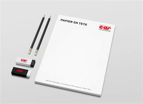 Impression papier à entête Groupe CAR