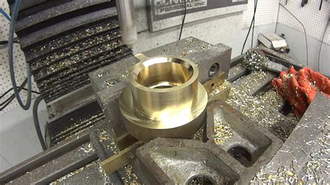 Cnc Machining Brass With Some Thread Milling Youtube