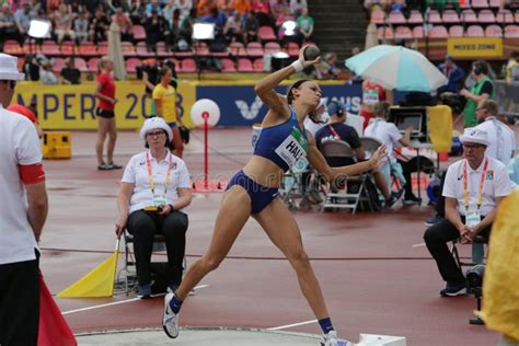 Anna Hall Usa American Track And Field Athlete On Heptathlon Event In