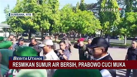 Menhan Prabowo Subianto Beri Bantuan 11 Titik Sumur Bor Air Bersih Di