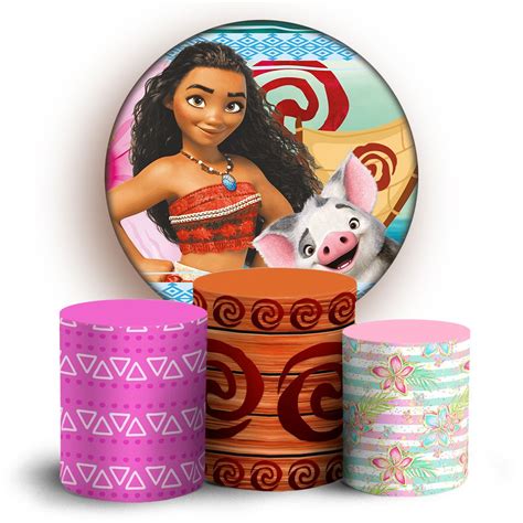 KIT Redondo e Trio Moana Sublimado 3D Sublitex painéis sublimados